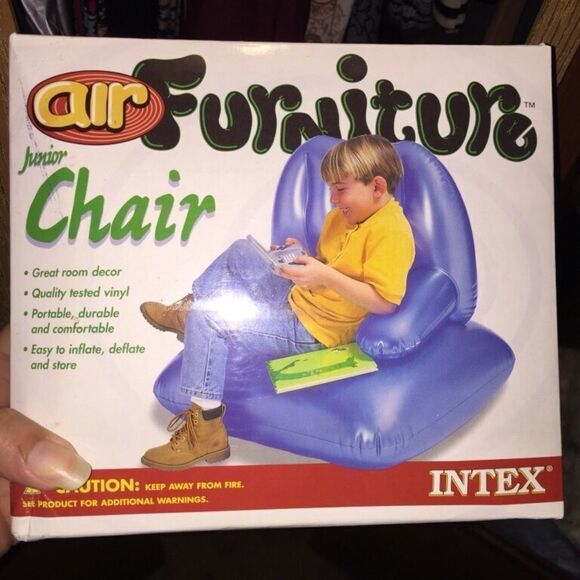 Intex | Party Supplies | Intexinflatable Bluecafe Chair Neverused ...